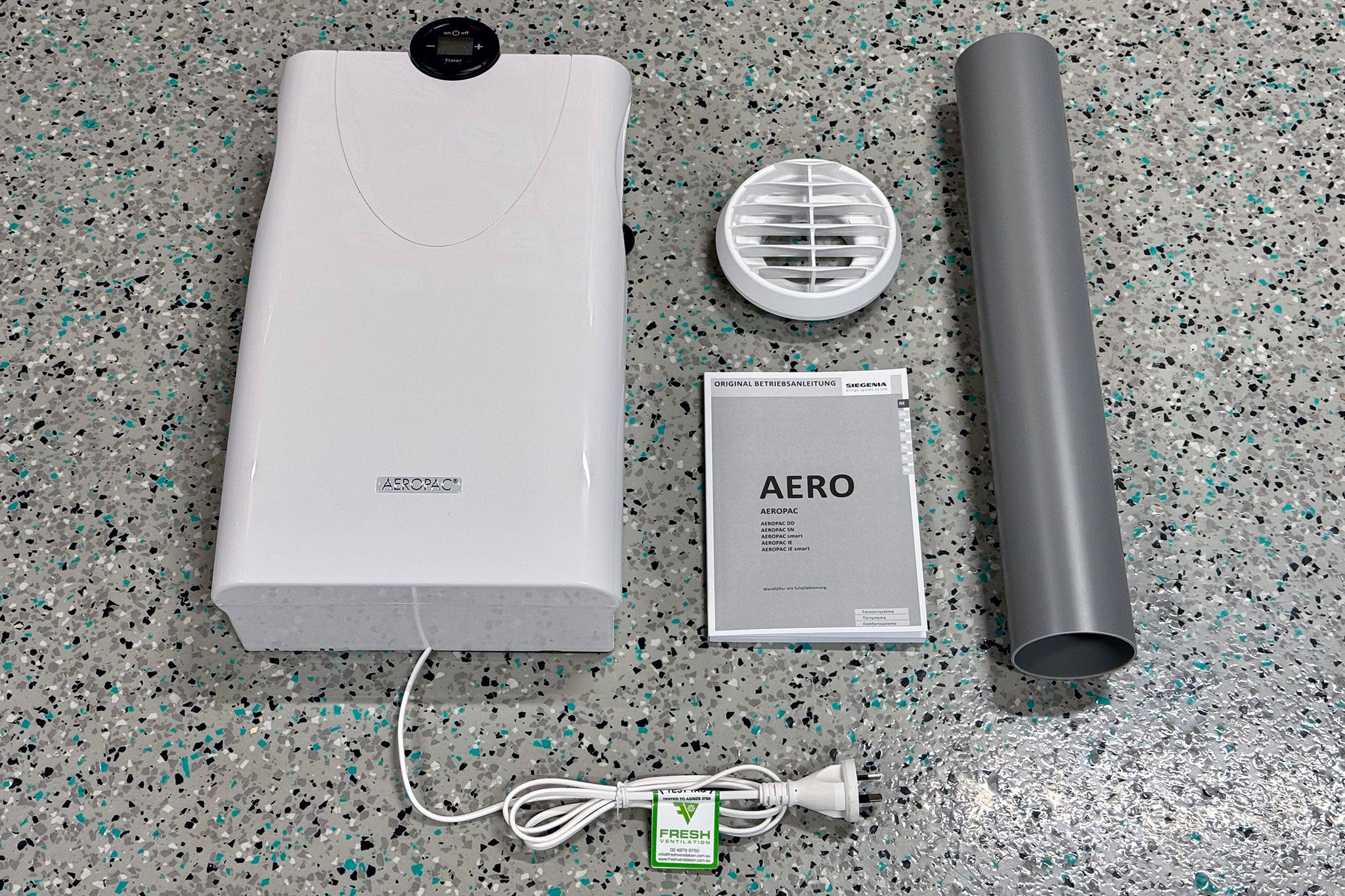 AeroPac Sound Absorbing Wall Ventilator