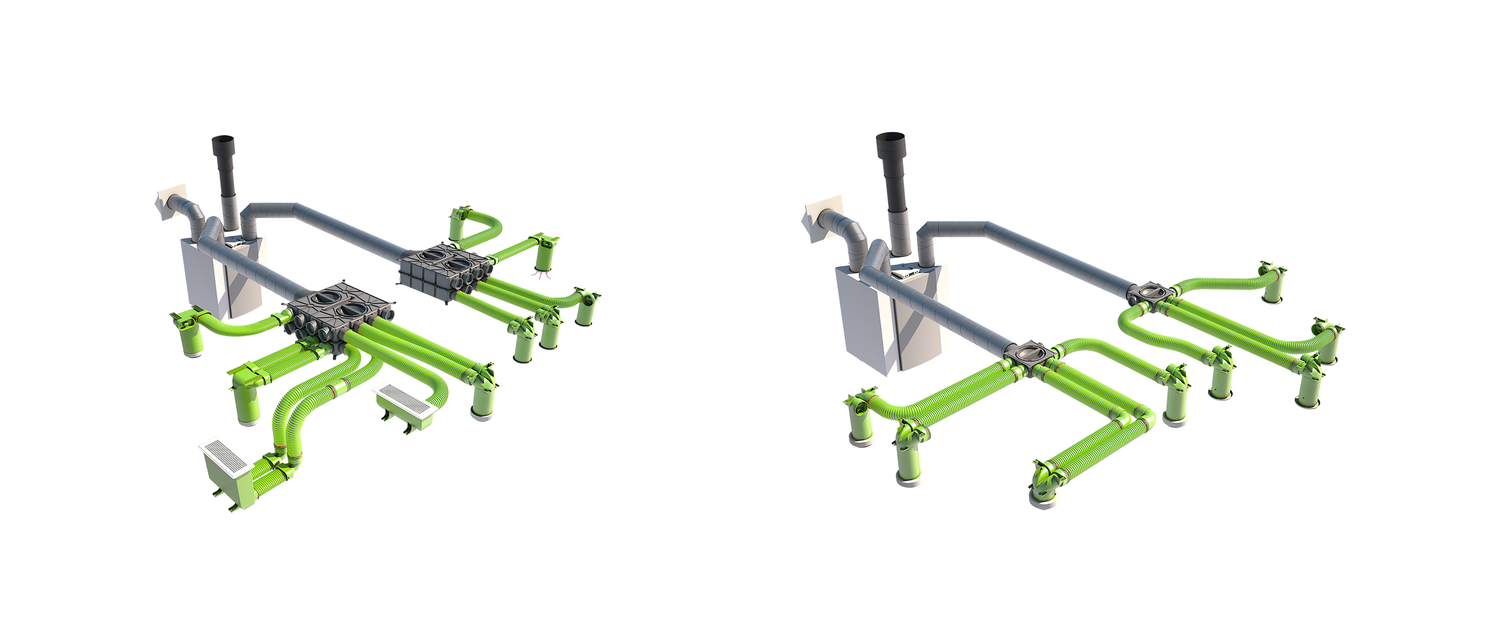 Ubbink Air Excellent HRV/ERV Ductwork | Semi-Rigid Duct for Passivhaus