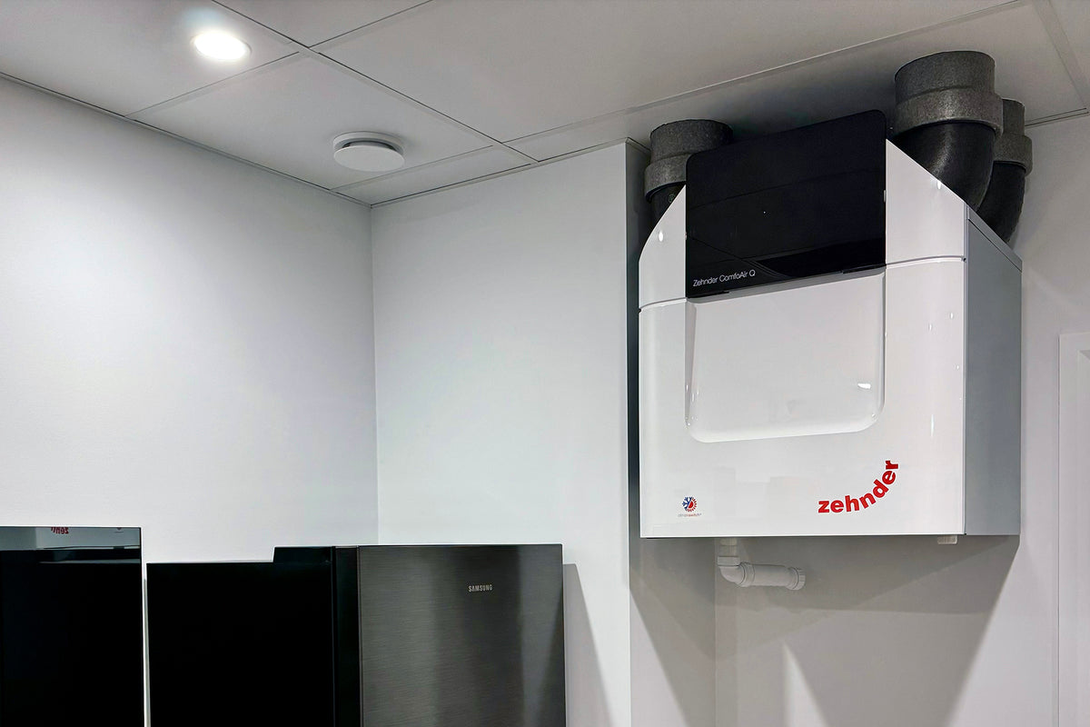 Installing a Zehnder ComfoAir Q350 HRV System in Our Office Space ...