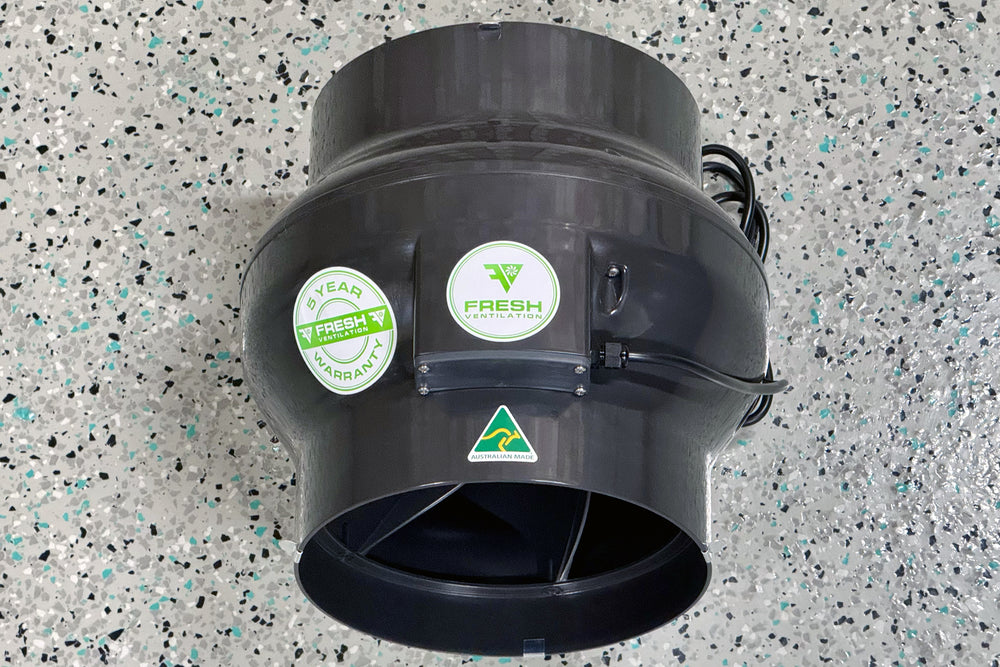 Inline Centrifugal Fan for 250mm Duct with an ebm-papst AC Motor ...